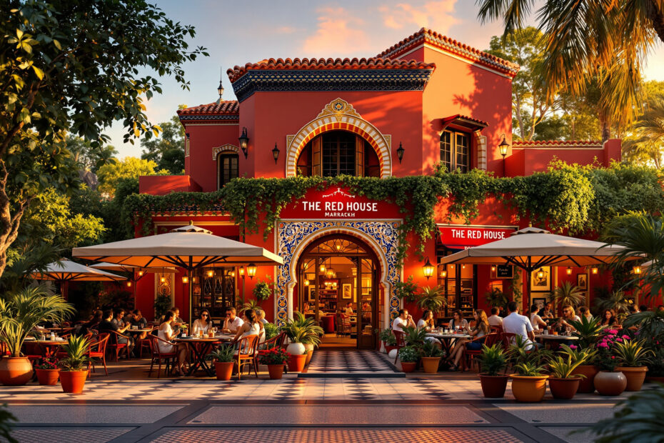 Découvrez The Red House à Marrakech : Une expérience culinaire ...